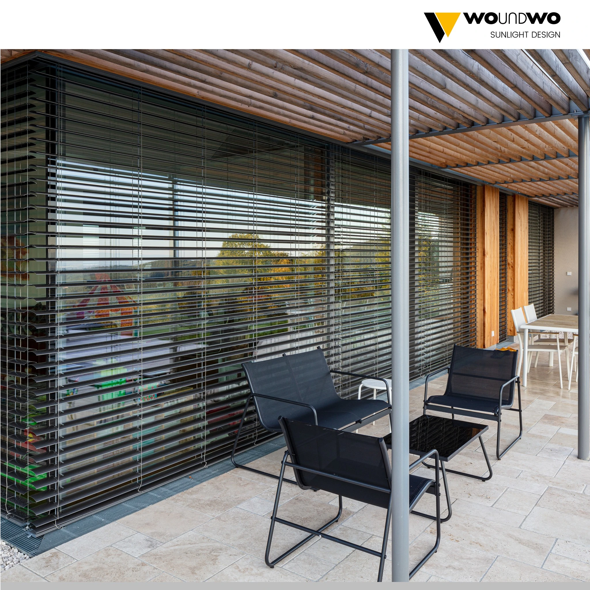 Brise-soleil orientable | Pour fenêtre et baie vitrée | Alsace | Caspar